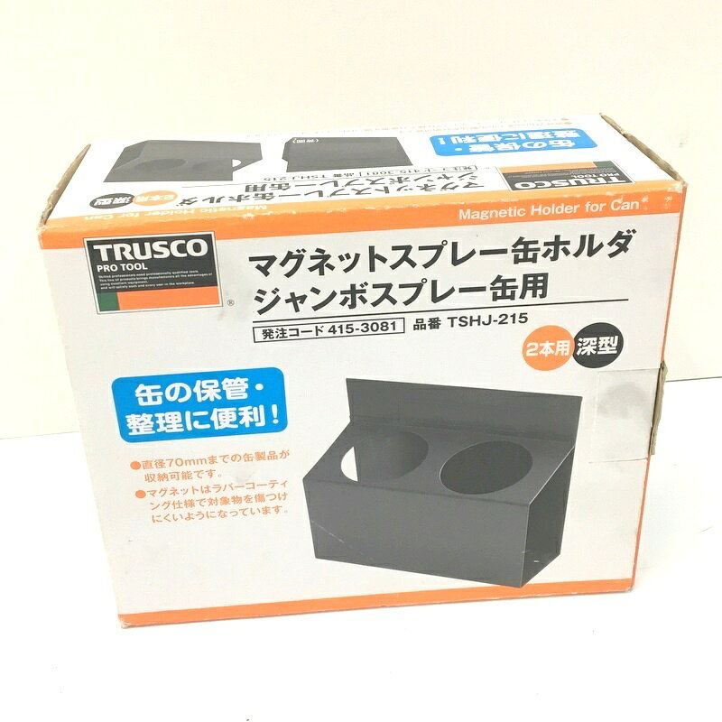 商品情報 メーカー トラスコ中山(TRUSCO) JANコード 4989999199963 型番 TSHJ215 ブランド トラスコ中山(TRUSCO) 　商品詳細&nbsp; トラスコ TRUSCO マグネットスプレー缶ホルダ ジャンボス...