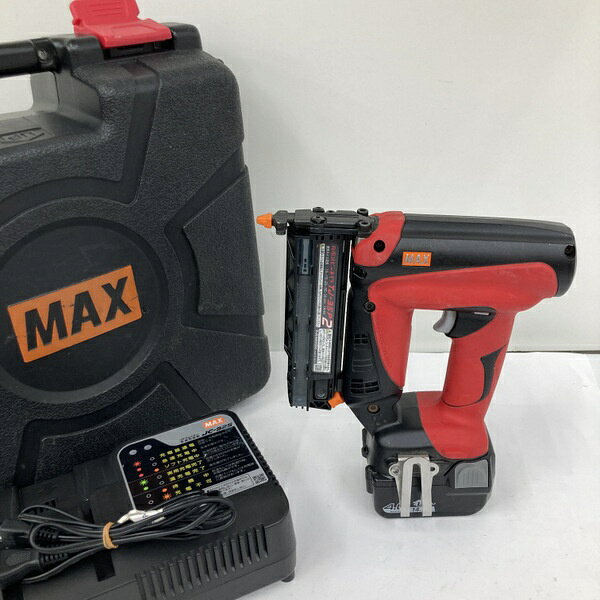 商品情報 メーカー マックス JANコード 4902870797119 型番 TJ-35P2-BC/40A ブランド マックス 　商品詳細&nbsp; マックス(MAX) 充電式ピンネイラ 4.0Ah TJ-35P2-BC/40A 中古品で...
