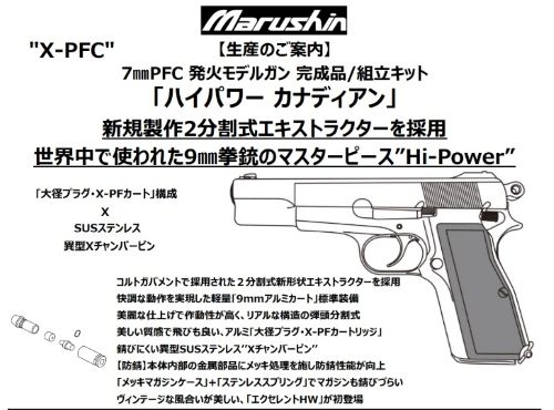 新規製作2分割式エキストラクターを採用 世界中で使われた9mm拳銃のマスターピース 　ハイパワー