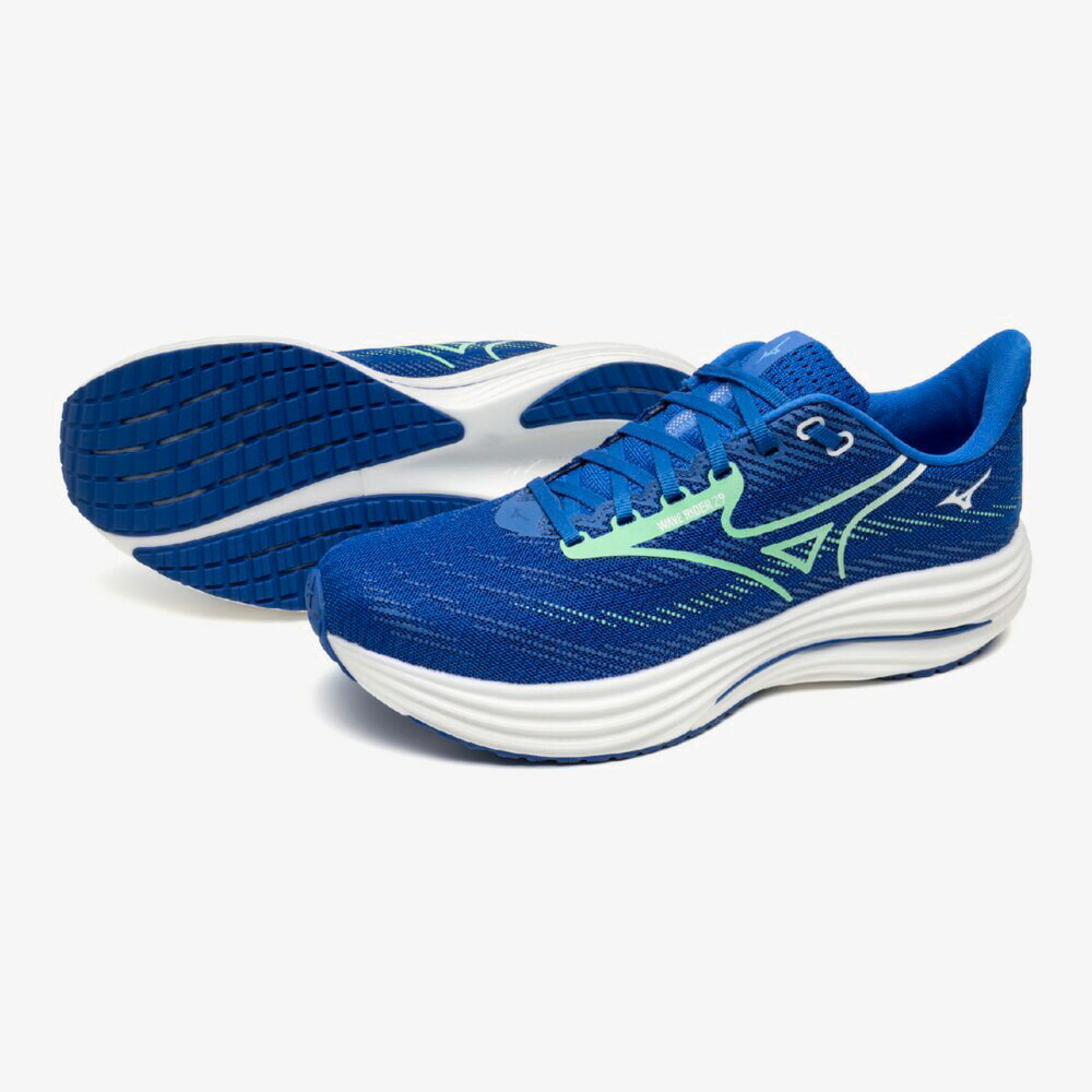 ミズノを代表するランニングシューズ　"MIZUNO WAVE RIDER 29"超臨界発泡技術で生成された柔らかく反発する「MIZUNO ENERZY NXT」を搭載し、フラッグシップモデルがパワーアップ。前作から約-15g（27.0cm片...