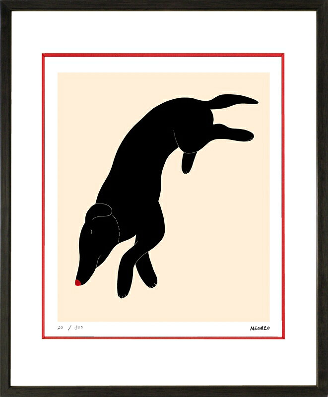 カタログ　パンフレット　リーフレット サイズ・シートサイズ:四ッ切:約424X348mm 仕様・ジークレー版画、木製額縁、2mm厚マット、表面ガラス、吊り金具、ケース 商品説明 ・MEOMEO作の額装版画です。 ・人気の作品を厳選した作品集...