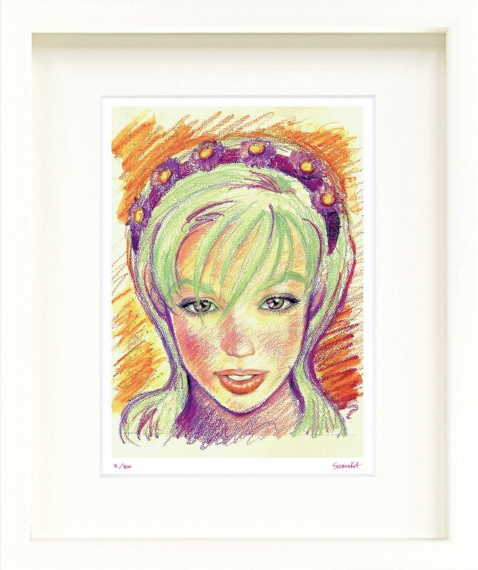 カタログ　パンフレット　リーフレット サイズ・シートサイズ:四ッ切:約424X348mm 仕様・ジークレー版画、木製額縁、2mm厚マット、ガラス、吊り金具、ケース 商品説明 ・吉田すずか作の額装版画です。 インスタグラム：instagram...