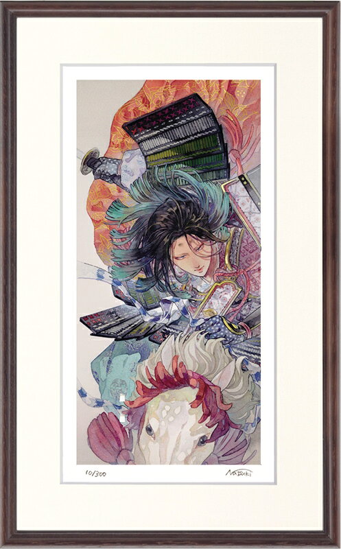 カタログ　パンフレット　リーフレット サイズ・シートサイズ:約400X250mm 仕様・ジークレー版画、木製額縁、2mm厚マット、表面ガラス、吊り金具、ケース 商品説明 ・名司生作の額装版画です。 ・人気の作品を厳選した作品集の中にある絵で...