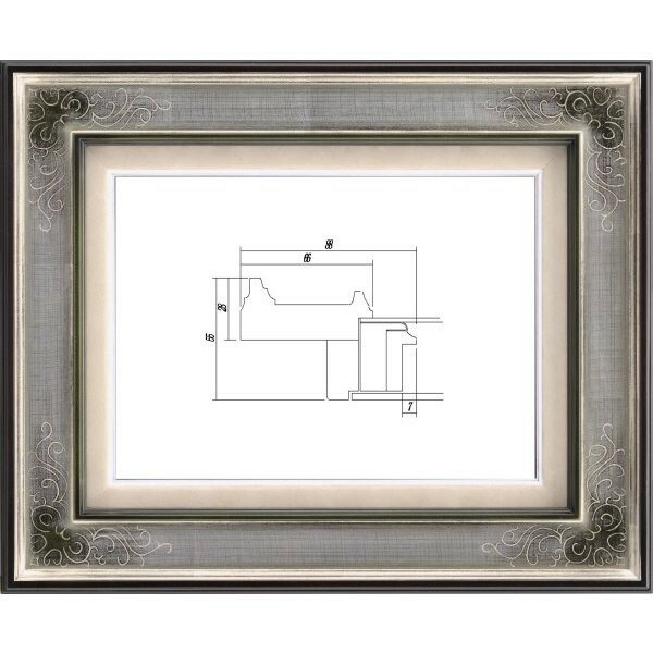 カタログ　パンフレット　リーフレット サイズ絵寸：約652X530mm用の額縁です。 材質木製 仕様本体・アクリル・吊金具・ケース付 商品説明・ハイクォリティーアートフレーム！プルミエ 油額のこだわり・アクリル仕様・藍色の紙を裏紙に使用・金...