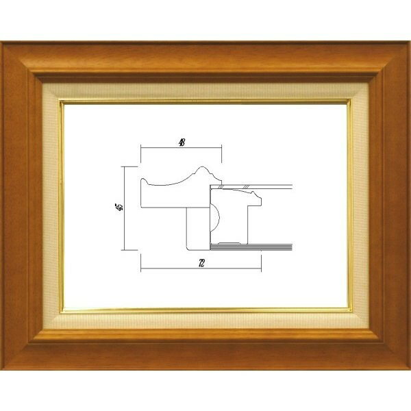 カタログ　パンフレット　リーフレット サイズ絵寸：約333X242mm用の額縁です。 材質木製 仕様本体・ガラス・吊金具・ケース付 商品説明・ご入金確認後、発送に平日で約2〜7日かかります。※壁面用取り付け金具は付属いたしません。必要な場合...