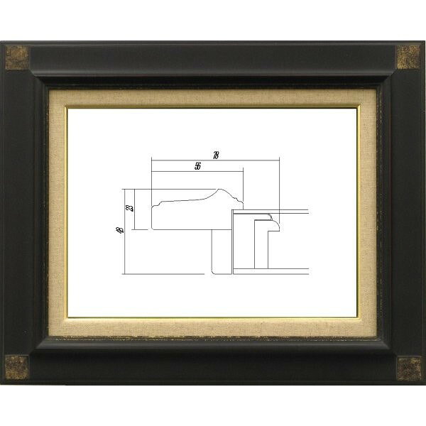 カタログ　パンフレット　リーフレット サイズ絵寸：約652X530mm用の額縁です。 材質木製 仕様本体・アクリル・吊金具・ケース付 商品説明・ご入金確認後、発送に平日で約2〜7日かかります。※壁面用取り付け金具は付属いたしません。必要な場...