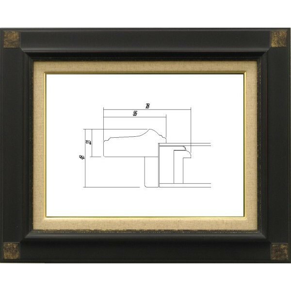 カタログ　パンフレット　リーフレット サイズ絵寸：約227X158mm用の額縁です。 材質木製 仕様本体・ガラス・吊金具・ケース付 商品説明・ご入金確認後、発送に平日で約2〜7日かかります。※壁面用取り付け金具は付属いたしません。必要な場合...