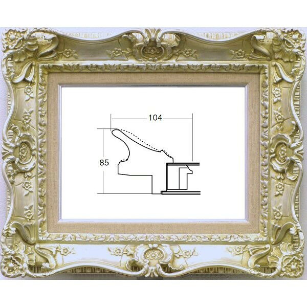 カタログ　パンフレット　リーフレット サイズ絵寸：約652X530mm用の額縁です。 材質木製 仕様本体・アクリル・吊金具・ケース付 黄袋付 商品説明・ご入金確認後、発送に平日で約2〜7日かかります。※壁面用取り付け金具は付属いたしません。...