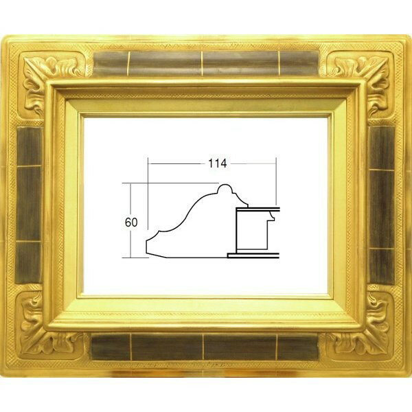 カタログ　パンフレット　リーフレット サイズ絵寸：約606X500mm用の額縁です。 材質木製 仕様本体・アクリル・吊金具・ケース付 黄袋付 商品説明・ご入金確認後、発送に平日で約2〜7日かかります。※壁面用取り付け金具は付属いたしません。...