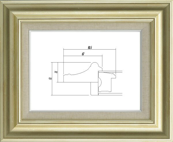 カタログ　パンフレット　リーフレット サイズ絵寸：約273X220mm用の額縁です。 材質樹脂製 仕様本体・アクリル・吊金具・ケース付 商品説明・定番のゴールド＆シルバーに加え、個性的で落ち着きのあるストーングレーも人気の商品です。作品の雰...