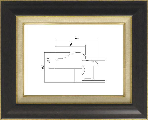 カタログ　パンフレット　リーフレット サイズ絵寸：約273X220mm用の額縁です。 材質樹脂製 仕様本体・アクリル・吊金具・ケース付 商品説明・ご入金確認後、発送に平日で約2〜7日かかります。※壁面用取り付け金具は付属いたしません。必要な...