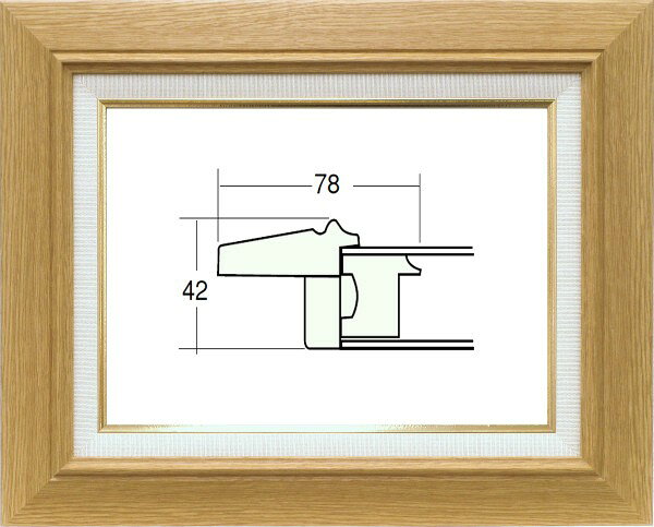 カタログ　パンフレット　リーフレット サイズ絵寸：約910X727mm用の額縁です。 材質木製 仕様本体・UVカットアクリル・吊金具・ケース付 商品説明・受注生産品に付き、ご入金確認後発送に平日で約14日かかります。※壁面用取り付け金具は付...