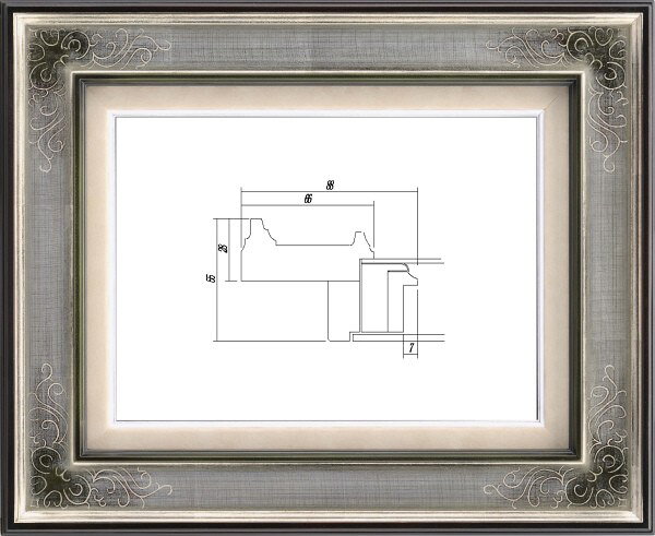 カタログ　パンフレット　リーフレット サイズ絵寸：約910X652mm用の額縁です。 材質木製 仕様本体・アクリル・吊金具・ケース付 商品説明・ハイクォリティーアートフレーム！プルミエ 油額のこだわり・アクリル仕様・藍色の紙を裏紙に使用・金...