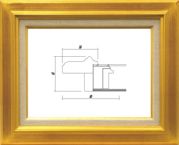 カタログ　パンフレット　リーフレット サイズ絵寸：約606X500mm用の額縁です。 材質木製 仕様本体・UVカットアクリル・吊金具・ケース付 商品説明・ご入金確認後、発送に平日で約2〜7日かかります。※壁面用取り付け金具は付属いたしません...