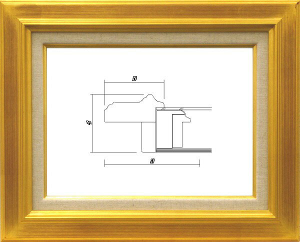 カタログ　パンフレット　リーフレット サイズ絵寸：約410X318mm用の額縁です。 材質木製 仕様本体・ガラス・吊金具・ケース付 商品説明・ご入金確認後、発送に平日で約2〜7日かかります。※壁面用取り付け金具は付属いたしません。必要な場合...