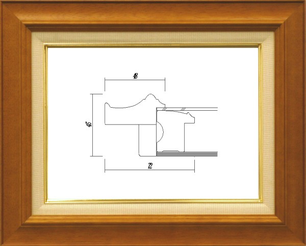 カタログ　パンフレット　リーフレット サイズ絵寸：約273X220mm用の額縁です。 材質木製 仕様本体・ガラス・吊金具・ケース付 商品説明・ご入金確認後、発送に平日で約2〜7日かかります。※壁面用取り付け金具は付属いたしません。必要な場合...