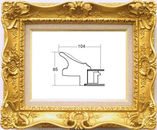カタログ　パンフレット　リーフレット サイズ絵寸：約727X530mm用の額縁です。 材質成型 仕様本体・アクリル・吊金具・ケース付 黄袋付 商品説明・ご入金確認後、発送に平日で約2〜7日かかります。※壁面用取り付け金具は付属いたしません。...