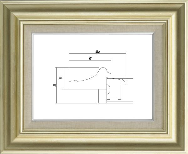 カタログ　パンフレット　リーフレット サイズ絵寸：約410X318mm用の額縁です。 材質樹脂製 仕様本体・アクリル・吊金具・ケース付 商品説明・定番のゴールド＆シルバーに加え、個性的で落ち着きのあるストーングレーも人気の商品です。作品の雰...