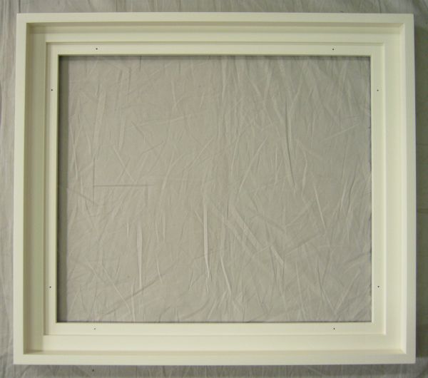 カタログ　パンフレット　リーフレット サイズ絵寸：約455X380mm用の額縁です。 材質木製 仕様本体(枠のみ)・吊金具・ケース付 商品説明・キャンバスの木枠の部分にビス止めして額に固定して飾ります。ガラスやアクリル、裏板は付きません。・...