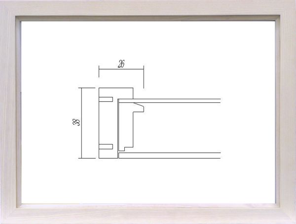 カタログ　パンフレット　リーフレット サイズ絵寸：約273X220mm用の額縁です。 材質木製 仕様本体・ガラス・吊金具・ケース付 商品説明・ご入金確認後、発送に平日で約2〜7日かかります。※壁面用取り付け金具は付属いたしません。必要な場合...