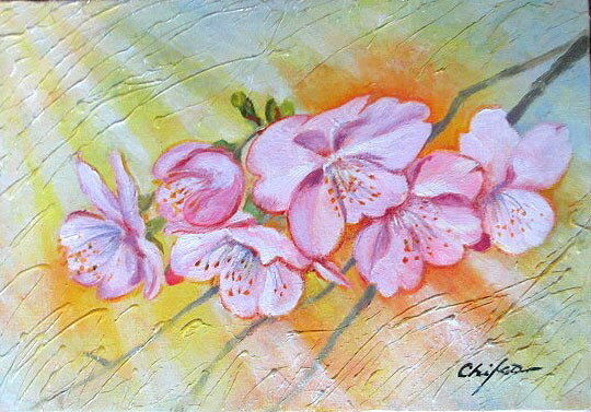 サイズF4号：肉筆油絵：絵寸約333X242mm 仕様・肉筆油絵（キャンバス地、木枠付き）・額縁も必要な場合、額縁メーカーからの直送となります。お客様の方で絵と額縁をセットしていただく事になります。こちらから額縁をお選びください。（額代別途...