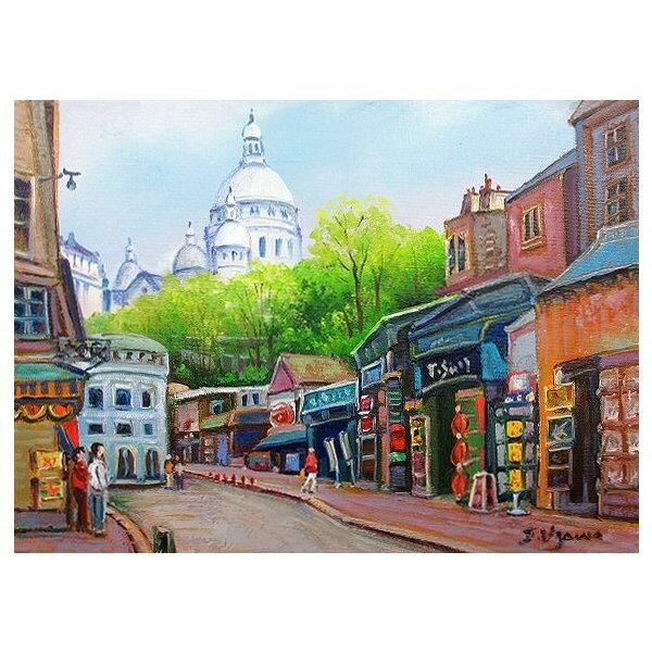 サイズF6号：肉筆油絵：絵寸約410X318mm 仕様・肉筆油絵（キャンバス地、木枠付き）・額縁も必要な場合、額縁メーカーからの直送となります。お客様の方で絵と額縁をセットしていただく事になります。こちらから額縁をお選びください。（額代別途...