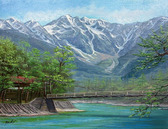 サイズP6号：肉筆油絵：絵寸約410X273mm 仕様・肉筆油絵（キャンバス地、木枠付き）・額縁も必要な場合、額縁メーカーからの直送となります。お客様の方で絵と額縁をセットしていただく事になります。https://item.rakuten....