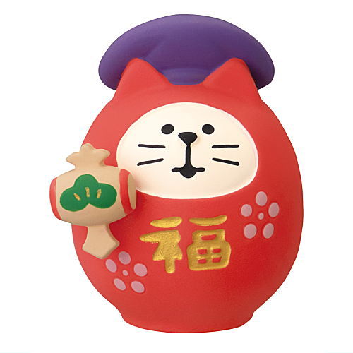 ▼この商品は【【福猫だるま 大黒 (ZCB-29607)】 DECOLE concombre デコレ コンコンブル 2026お正月】です。 ■サイズ：約35×33×h42mm ■素材：ポリレジン製 ■55348 ■メーカー：デコレ ■分類：...