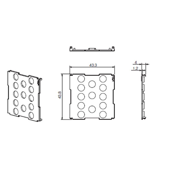 注. 端子カバー 形E53-COV19を使用する場合、同一端子台に圧着端子を2枚接続できません。