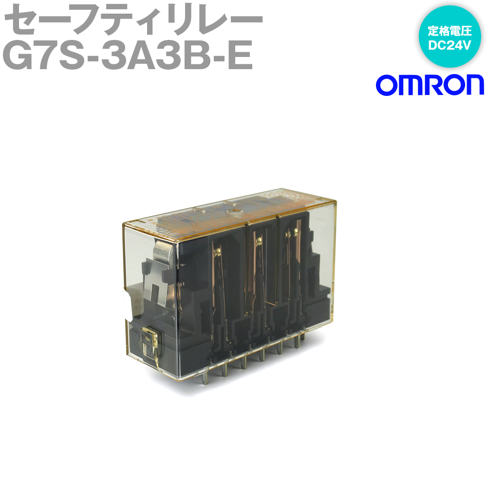 メーカー OMRON(オムロン)分類：基準形 保護構造：耐フラックス形 極数：6極 接点構成：3A3B 定格電圧：DC24V 定格電流：20.8mA コイル抵抗(Ω)：1152 動作電圧(V)：75％以下 復帰電圧(V)：10％以上 最大連...