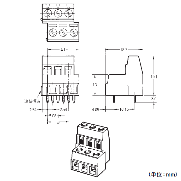 定格/性能 形XW4E-□□B1-S1 傾斜型端子台 極数 6 端子ピッチ 3.81mm IEC/DIN、VDE *1（定格電圧） AC160V IEC/DIN、VDE *1（定格電流） 8A UL/CSA *2（定格電圧） AC300V ...