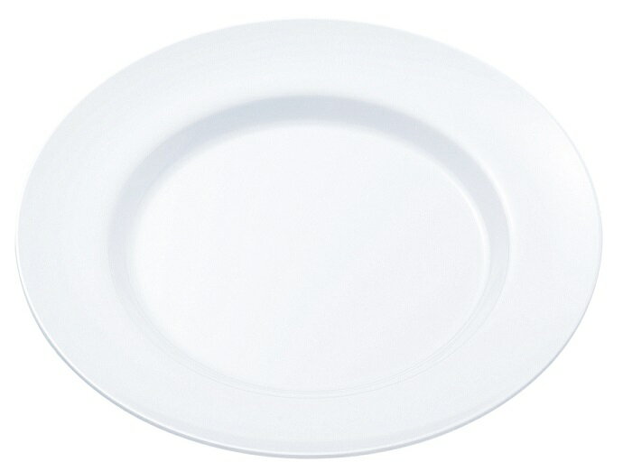 どんなお料理にも合わせやすいシンプルな単色食器です。 [ 仕様 ] ◇サイズ：φ250×25mm ◇材質：メラミン樹脂 ◇耐熱温度：120℃ ◇食器洗浄機使用可〇 ◇電子レンジ使用不可× ◇日本製 【メラミン食器は、】 硬くて丈夫、優れた保...