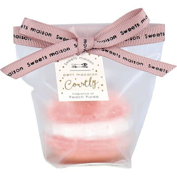 ※この商品は配送会社の都合により、北海道・沖縄・離島にはお届けできません。 ご注文が確認された場合、キャンセルさせて頂く可能性がございますのであらかじめご了承ください。とろけるようなピーチピューレの香り。【入浴用化粧品】販売名：マカロンフィ...