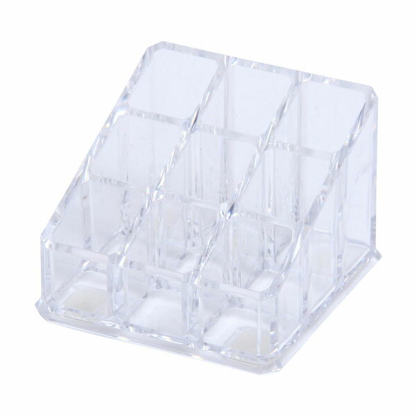 ※この商品は配送会社の都合により、北海道・沖縄・離島にはお届けできません。クリアタイプのシンプルなコスメ収納です。幅広く様々な場所で使用できる便利なアイテムです。本体サイズ：W9×D9×H6.5cm重量：100g■ポリスチレン※この商品は配...