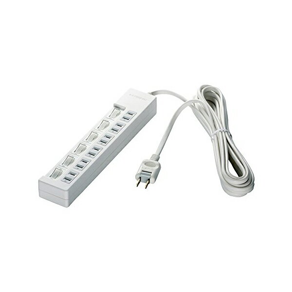 ●2ピン6個口の電源タップ■プラグ仕様:2ピン■口数:6個口■スイッチ:個別スイッチ■外形寸法(幅×高さ×奥行):254×31×49mm■質量:400g4950190351849