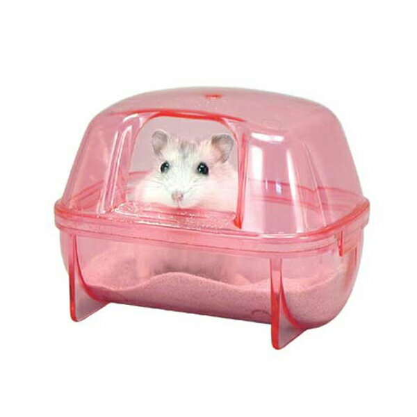 ●本体サイズ (幅X奥行X高さ) :9×9×13cm●本体重量 :180g●原産国:日本●※砂は付属しておりませんので、予めご了承下さい。●ドワーフハムスターの砂浴び専用として、本体サイズを設定し、底ベース形状を曲面に設計してあるので、砂浴...