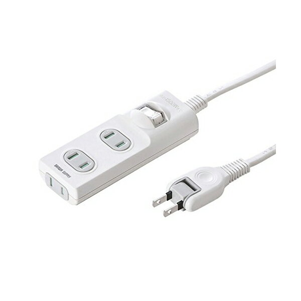 【定格容量】:15A・125V(1500Wまで)【電源コード】:2m【プラグ仕様】:2P・スイングプラグ(トラッキング火災予防絶縁キャップ付き)商品の対応・詳細についてはサンワサプライホームページをご確認下さい●ホコリ防止シャッター、トラッ...