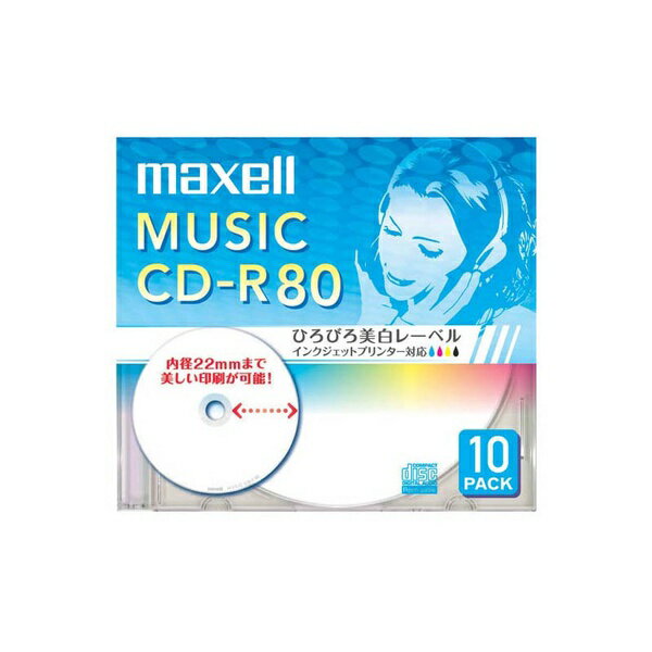 特　徴●レーベル面の外径118mmから内径22mmまで美しい印刷が可能な「ひろびろ美白レーベル」採用●高音から低音までバランスに優れたリアルなサウンドを実現●省スペースで収納可能なうす型5mmケース採用●きれいに書けて、汚れにくい「書き楽（...