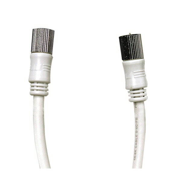 特　徴●4K・8K放送(3224MHz)対応のテレビ接続ケーブルです。仕　様■規格(太さ)：4C■プラグの形状：スクリュープラグ×スクリュープラグ■ケーブルの長さ：1m■メッキ：ニッケルメッキ■梱包形状：ヘッダー＜使用可能な放送＞・新4K8...