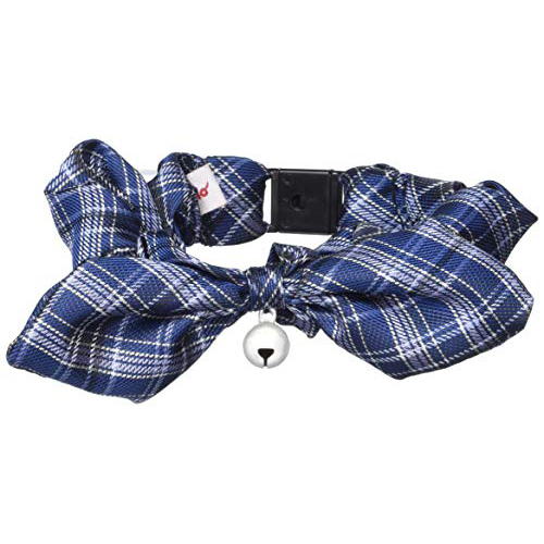 ●本体サイズ (幅X奥行X高さ) :1×3.5×23cm●本体重量:0.1kg●原産国:中華人民共和国●色：ブルー●材質：コットン●ブランド：ペティオ (Petio)●光沢のある生地を使用した上質感のある猫首輪。凛とした表情と洗練されたデザ...