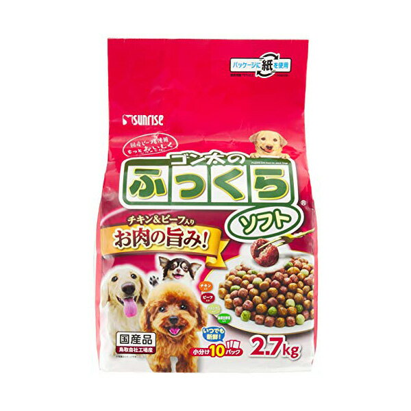 ●本体サイズ (幅X奥行X高さ) :24×13.5×42cm●本体重量:2.75kg●原産国:日本●ブラント名: マルカン●メーカー名: マルカン・ブランド：マルカン●お肉のうまみがたっぷり詰まった、やわらか食感の半生タイプのドッグフードで...