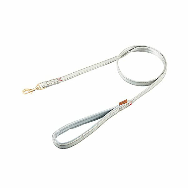 ●適応サイズ：体重10kg以下、長さ120●本体材質：テープ：ナイロン、ポリウレタン、ポリエステル　パーツ：亜鉛合金●持ち手部分に引っ張り負荷軽減の柔らかいクッション付きのリードです。●色：グレー●材質：ナイロン●ブランド：ドギーマン●サイ...