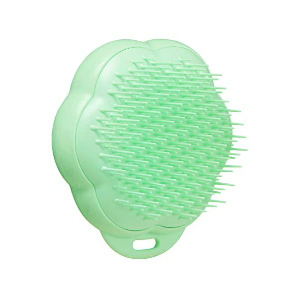 ●優しくやわらかなミントカラーでリラックスできるデザイン。●愛らしい肉球デザインで、愛猫とのコミュニケーションを促進。●長短交互に配列された特殊素材のブラシが、繊細な皮膚にも優しく毛並みを整える。●フック穴付きで、お手入れ後の収納が便利。・...