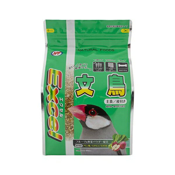 ●文鳥の好む素材を中心にバランスよく配合した皮付きタイプの主食●フルーツ&野菜と元気をサポートする6つの素材をムキアワにプラス●食べやすさに配慮し、おいしく食べて健康をサポート・内容量: 1.3kg・原材料名: キビ皮付き、アワ皮付き、ヒエ...