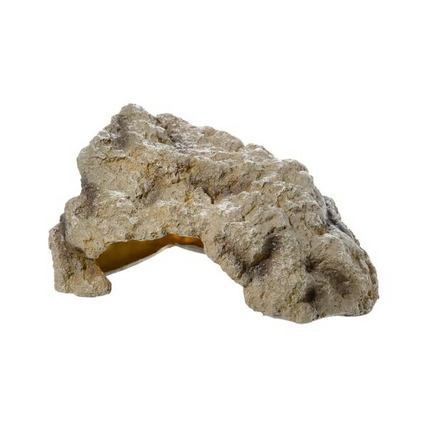 ●トカゲ類・リクガメ等の爬虫類、両生類用の身を隠すシェルター。●ナチュラルな岩肌を模し、コーナーにぴったりはまる形状でレイアウトしやすい。・サイズ:W140xD105xH80mm・重さ:229g・材質/素材:レジン・原産国:中国