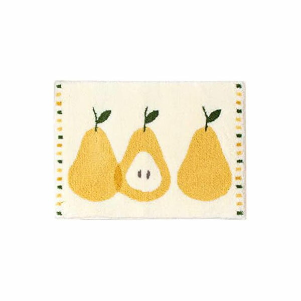 ▼まとめ買いがおすすめ！ 2個セット（特売） 5個セット（激安） 10個セット（人気） 毛立ちが良く、繊細な表現が特徴のウイルトン織り「乾度良好」バスマット。洋梨を大胆にデザインし、近代アートのようなモダンな柄に仕上げました。カットされたフ...