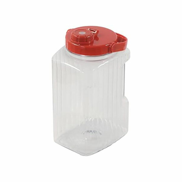 製品サイズ:(約)幅16.5×奥行13×高さ27.5cm(ハンドル含まず)製品重量:(約)0.5kg素材・材質:本体/PET樹脂(耐熱温度60度・耐冷温度-20度)、蓋・キャップ・ハンドル/ポリプロピレン(耐熱温度100度・耐冷温度-20度...