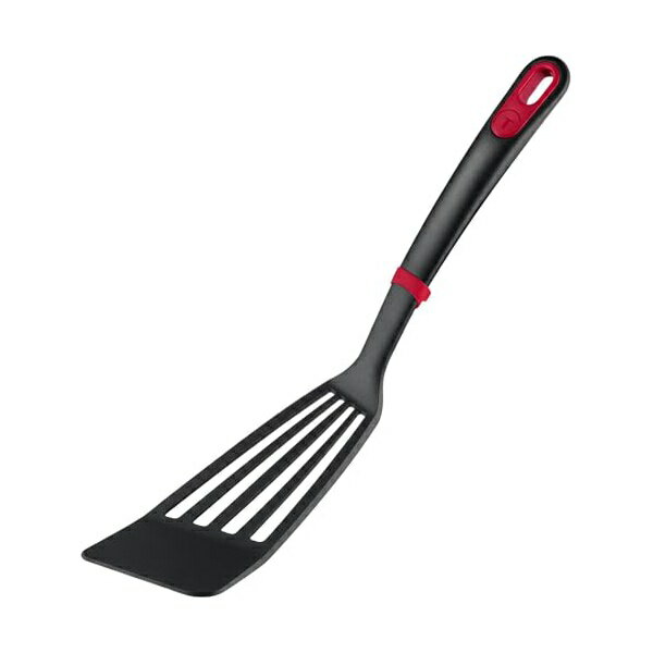 ●フライパンや鍋のコーティングを傷つけにくい設計。●シリコーンストッパー付きで、フライパンや鍋のフチから滑り落ちない。●赤と黒を基調にしたモダンなデザインでキッチンに映える。●食洗機対応でお手入れが簡単。●有害物質を含まないため安心安全。●...