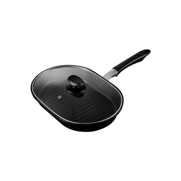 ●大きな魚もラクラク焼けるサイズのフライパンです。●波型形状で油が落ちるのでヘルシーに焼けます。●ふっ素加工なので、こびりつきにくくお手入れも簡単です。●調理中も分かりやすいガラス蓋付き●ガス火や200VのIHクッキングヒーターなど、オール...