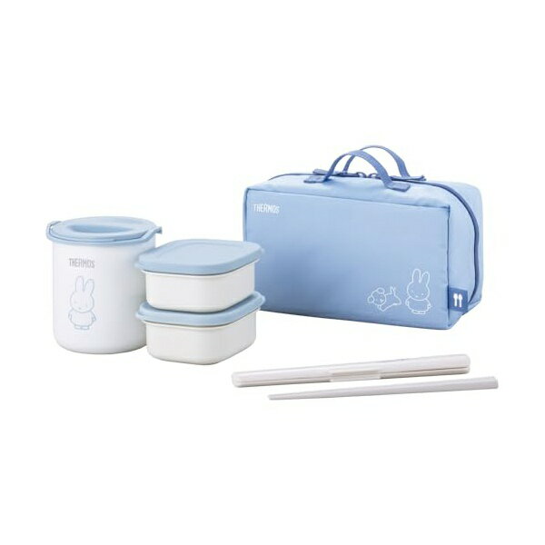 ●ボトルと一緒に使いたくなるデザイン●「ごはん容器＋おかず容器x2個＋ハシ/ハシケース」のランチセット●ごはん容器用の保温ケースで、ランチタイムまでごはんが温かい仕様●スープ1杯分のコンパクトサイズのスープジャーとお弁当容器のセット●コンパ...